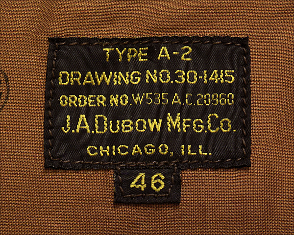 Good Wear Leather Coat Company — Good Wear J.A. Dubow W535-ac-20960 ...